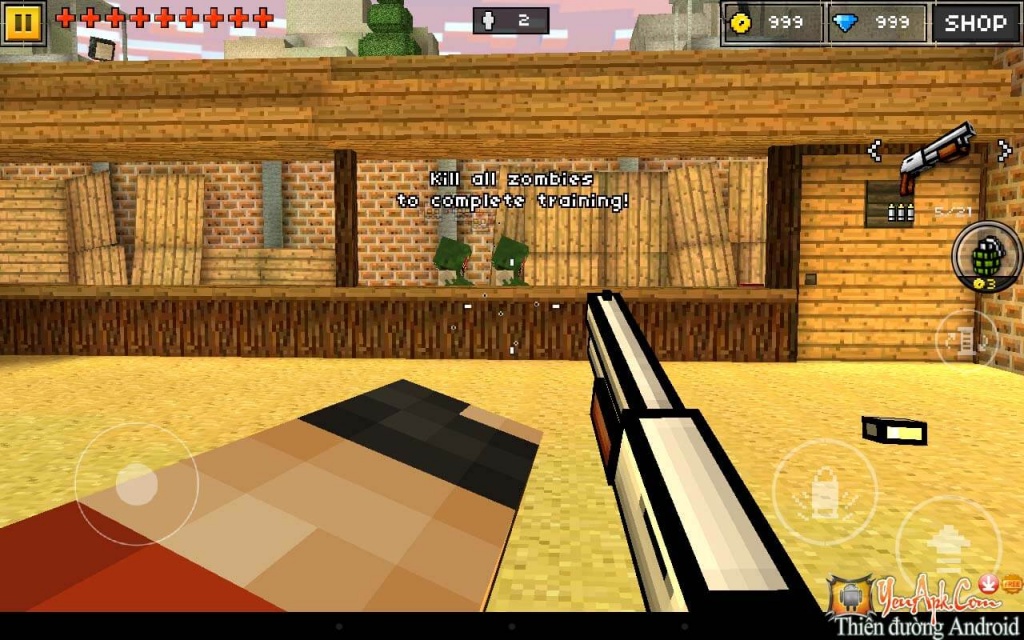 Pixel Gun 3D mod tiền – Game bắn súng 8 bit cho Android