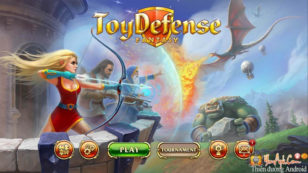 Toy Defense 3: Fantasy Towers HD mod full data cho Android