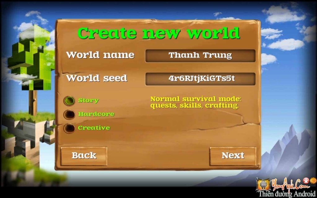 Block Story Premium mod kim cương (crystals) cho Android [Full/ Paid]