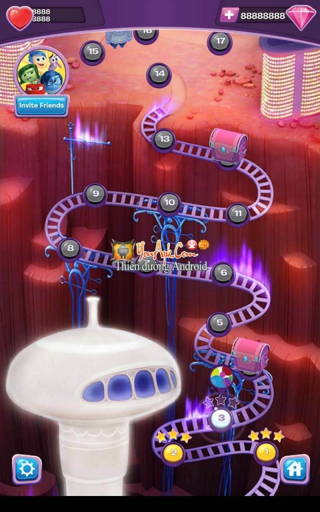 Inside Out HD mod tiền – Game bong bóng tư duy cho Android