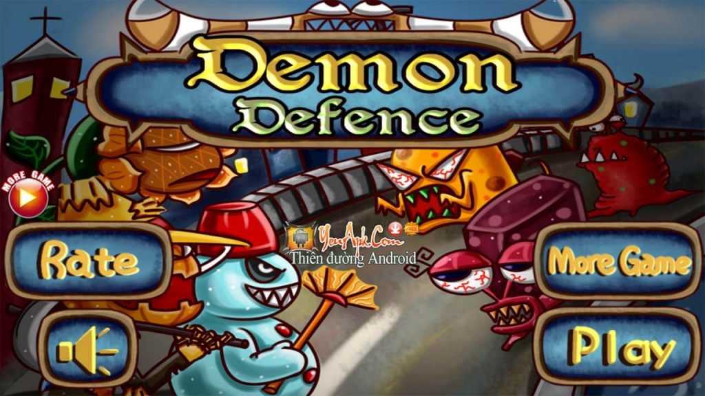 Demon Defence HD v1.0 mod tiền – Game phòng thủ chất cho Android