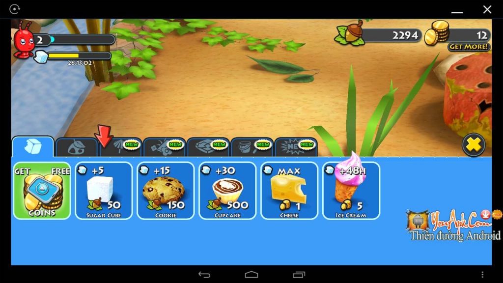 BUG VILLAGE HD v1.7.1 mod tiền – Game làng côn trùng cho Android