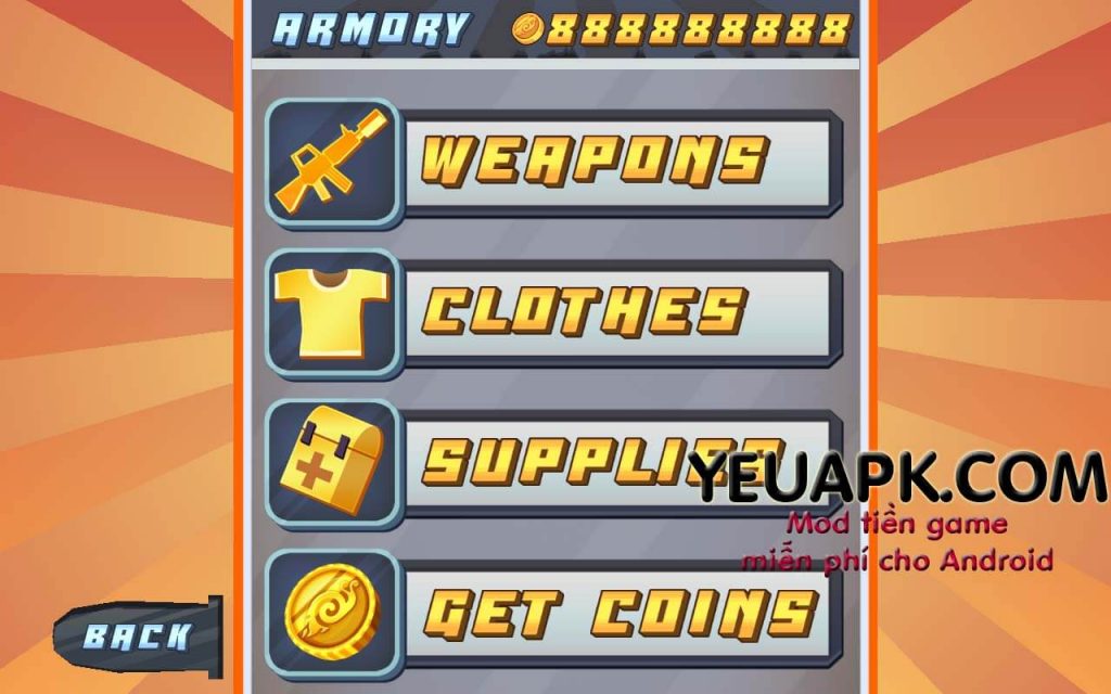 Major Mayhem mod vàng – Game bắn súng hay mà nhẹ cho Android