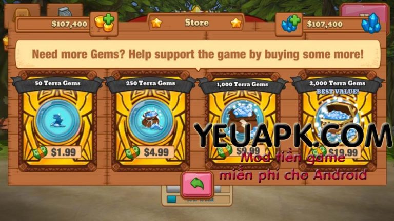 Terra Monsters 3 v20.0 mod tiền – Game Pokemon Offline cho Android