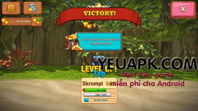 Terra Monsters 3 v20.0 mod tiền – Game Pokemon Offline cho Android