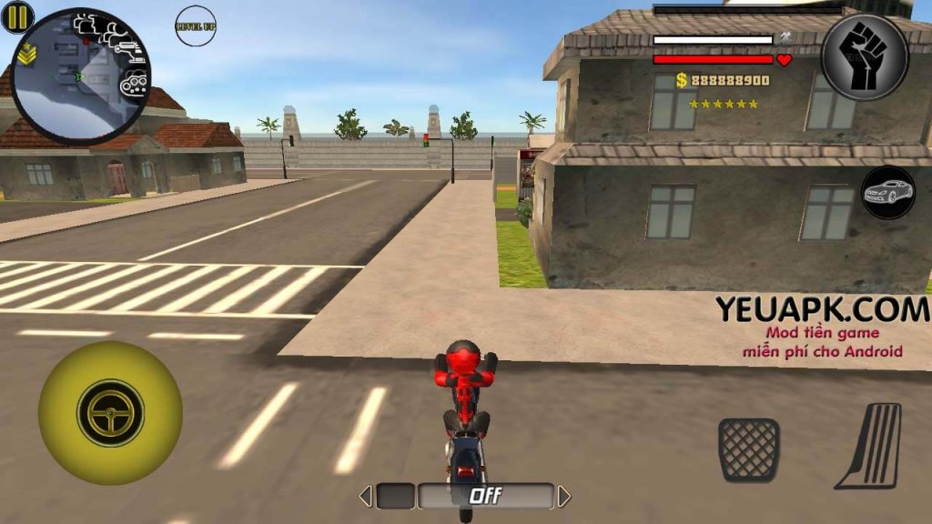 Stickman Rope Hero v3.3 mod tiền money & upgradepoints cho Android