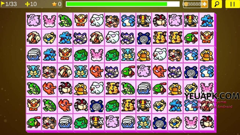 Pikachu Co Dien 2000 mod vàng – Game Pikachu Classic cho Android