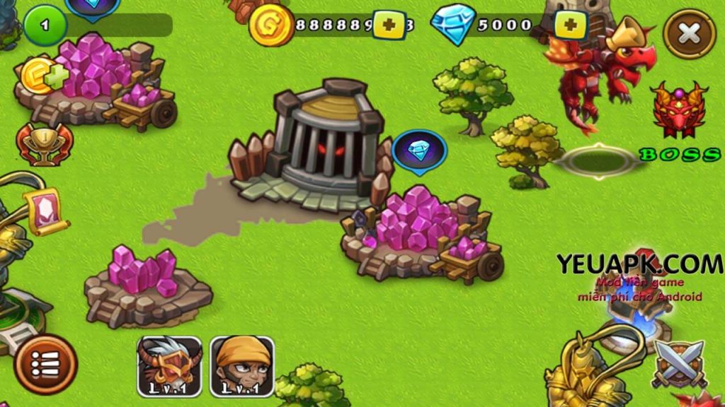 Dao Rong (Offline) v1.0.3 mod vàng và kim cương cho Android