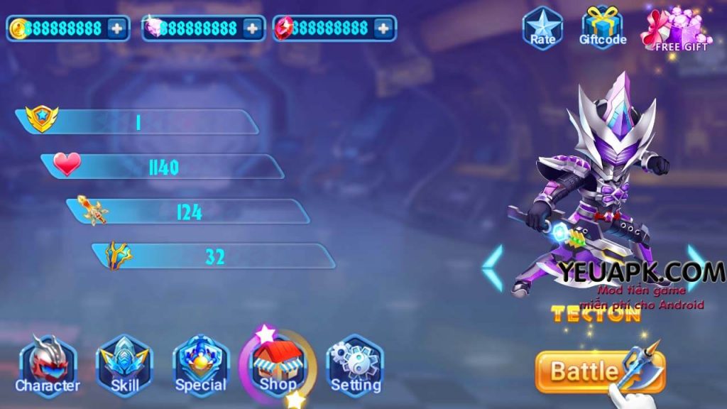 Superhero Armor mod tiền – Game Siêu Nhân Điện Quang cho Android