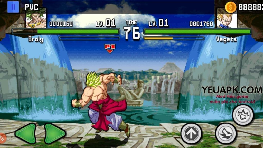 Super Saiyan Goku mod tiền (coins) – Game Dragon Z Fighter cho Android