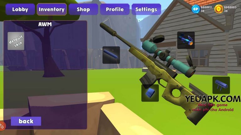 Rocket Royale mod tiền – Game bắn súng sinh tồn online cho Android