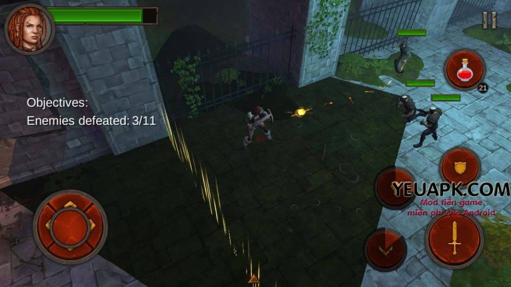 Ancient Rivals mod tiền vàng & kim cương (gold crystals) cho Android