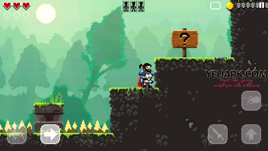 Sword Of Xolan mod vàng & tim (gold) – Game phiêu lưu chặt chém cho Android