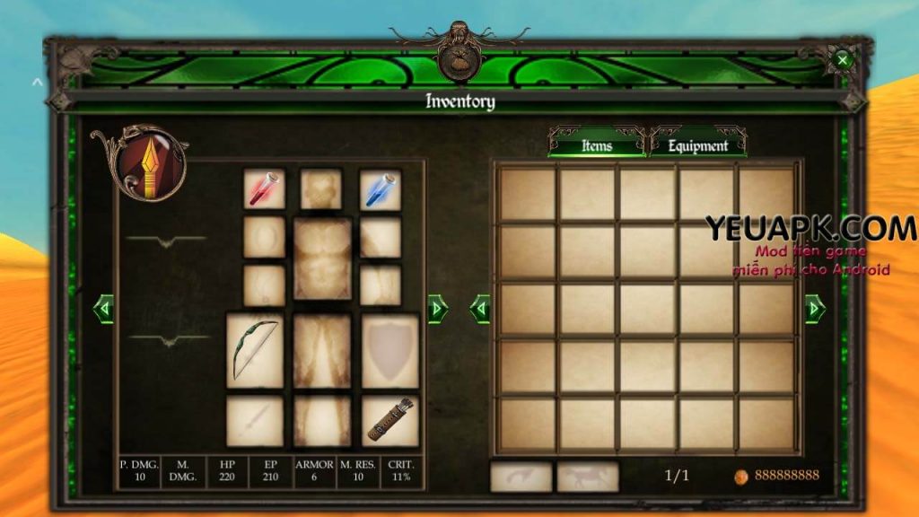 Code Asylum v2.2 mod vàng (gold) – Game RPG 3D kỷ nguyên Trung Cổ cho Android