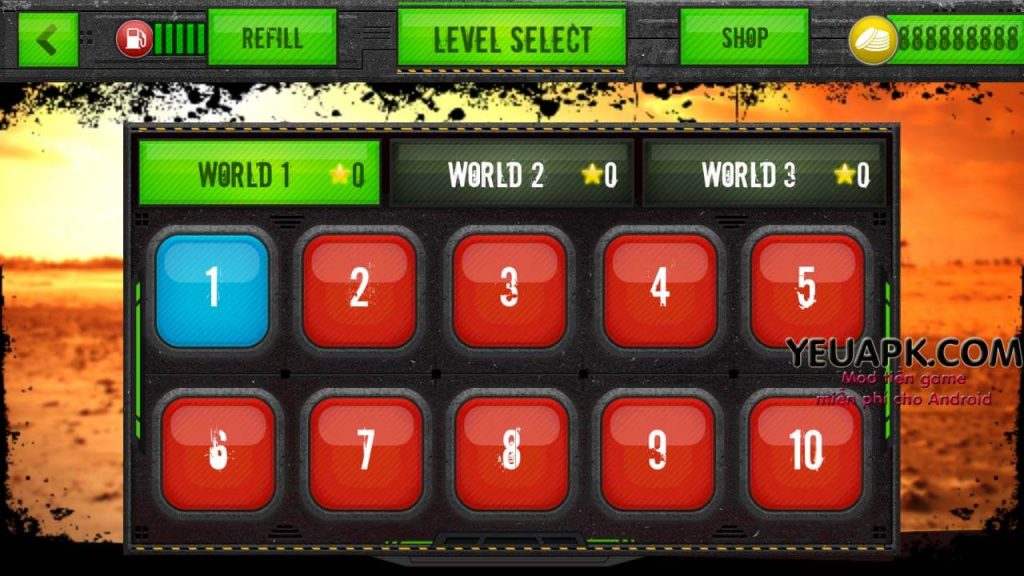 Gun Rider v1.5 mod vàng (coins) – Game sát thủ bắn súng cho Android