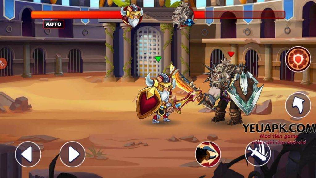 Tiny Gladiators 2 mod – Game trận chiến Trung Cổ Tiếng Việt cho Android