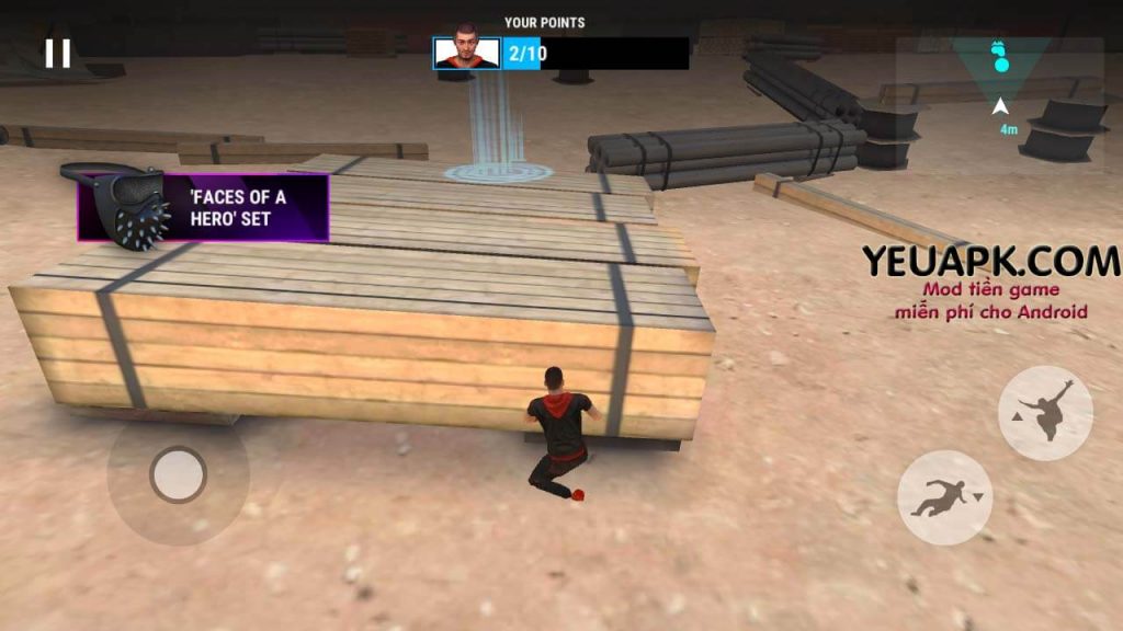 Parkour Simulator 3D mod tiền (money) cho Android