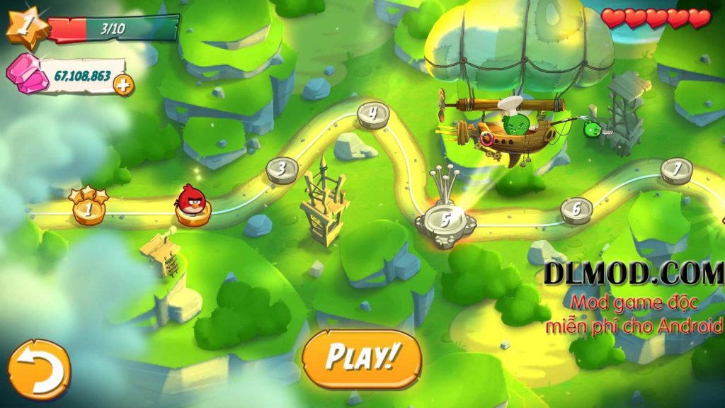 Angry Birds 2 mod tiền kim cương (money) mới nhất cho Android