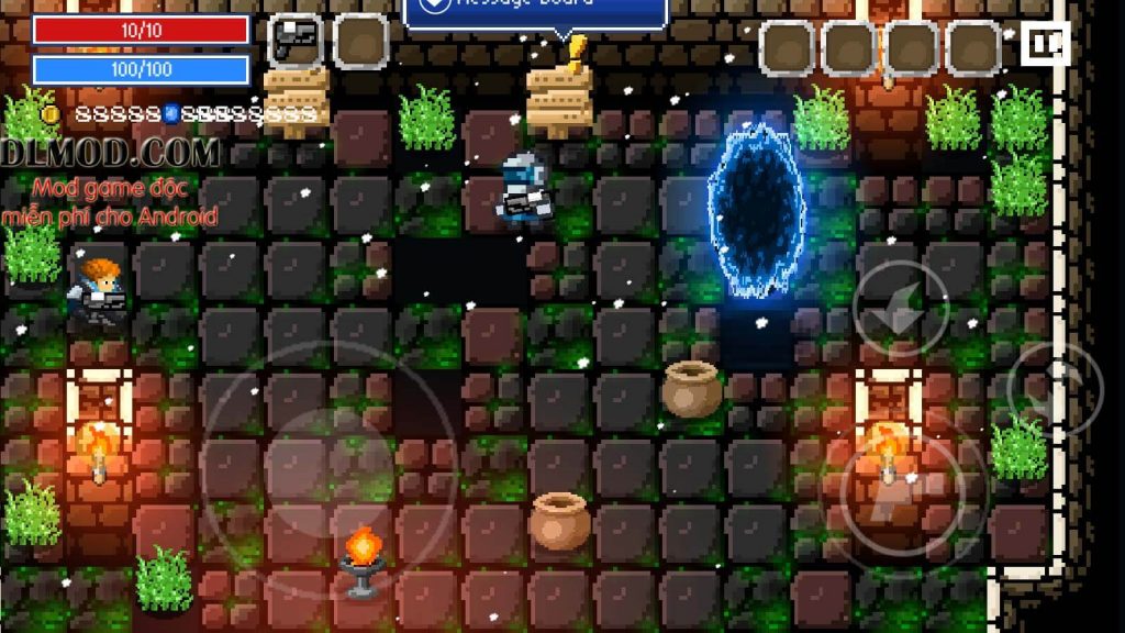 Dungeon Knight v1.50 mod tiền (money) – Game giống Soul Knight cho Android