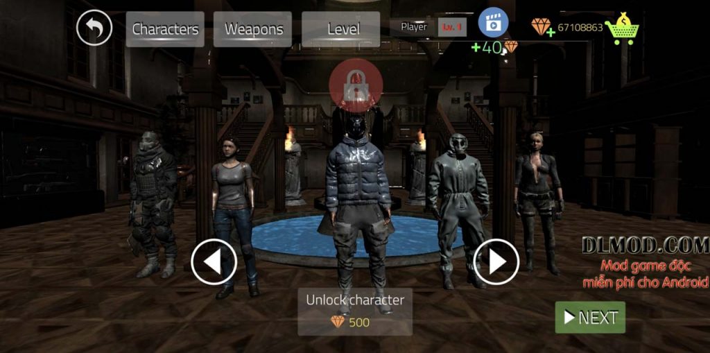 Evil Rise mod tiền kim cương (money) mới nhất cho Android