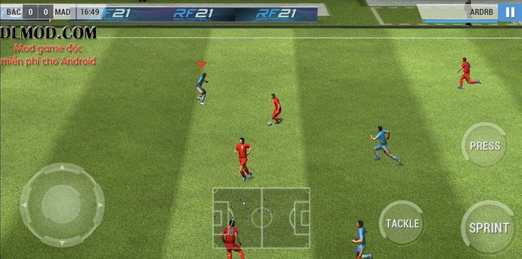 Real Football 2021 mod Full Game mới nhất thị trường cho Android