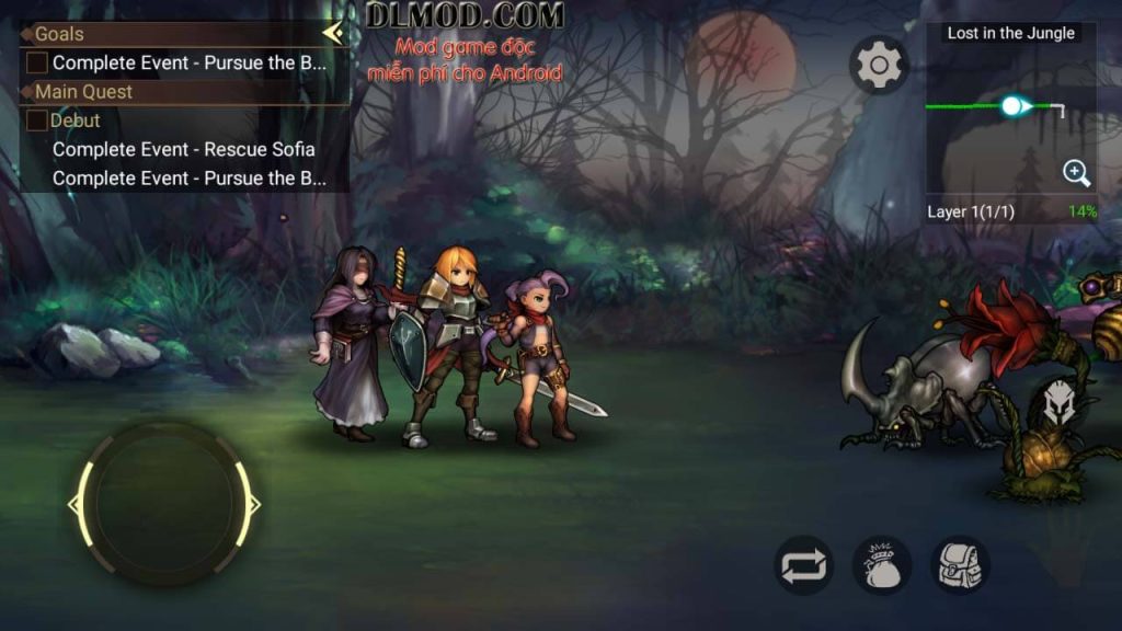 Dungeon Survival 2 mod – Game sinh tồn trong ngục tối cho Android