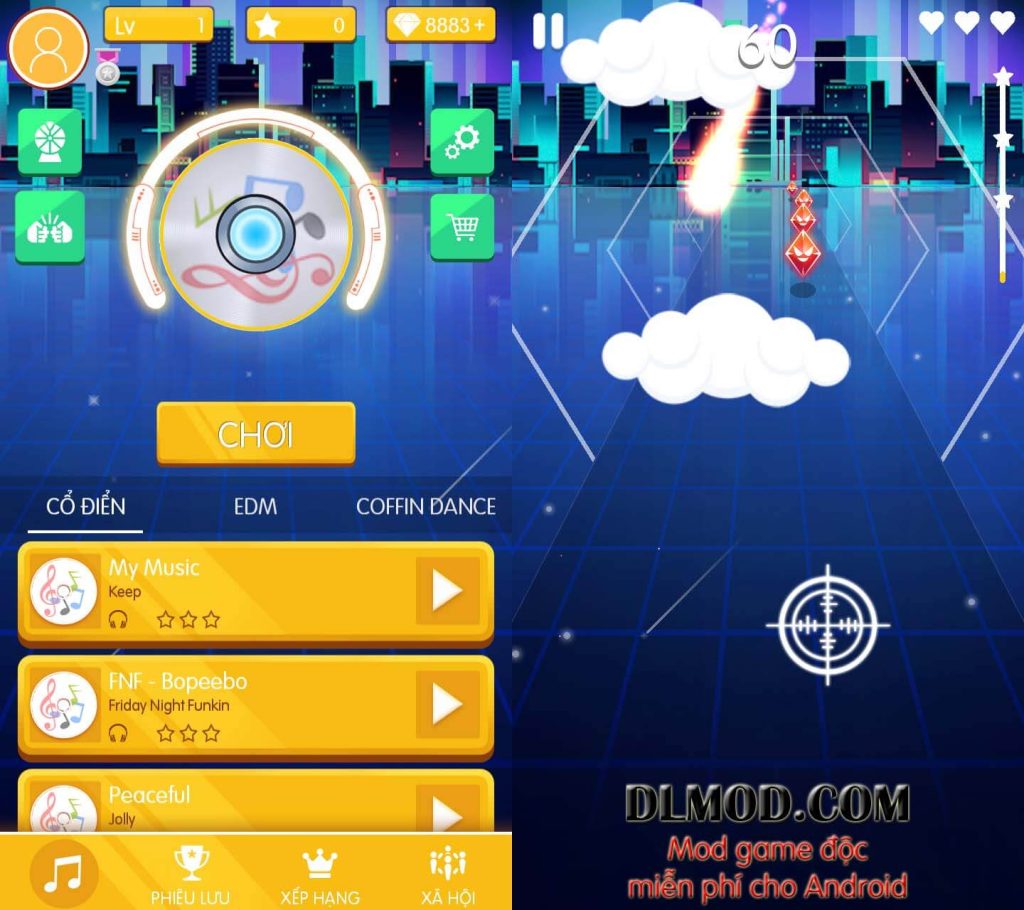 Beat Shooter mod tiền (money) – Game bắn nhạc Tiếng Việt cho Android