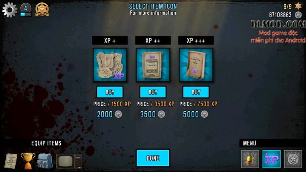 Last Hope Zombie Sniper 3D mod tiền (money) mới nhất cho Android