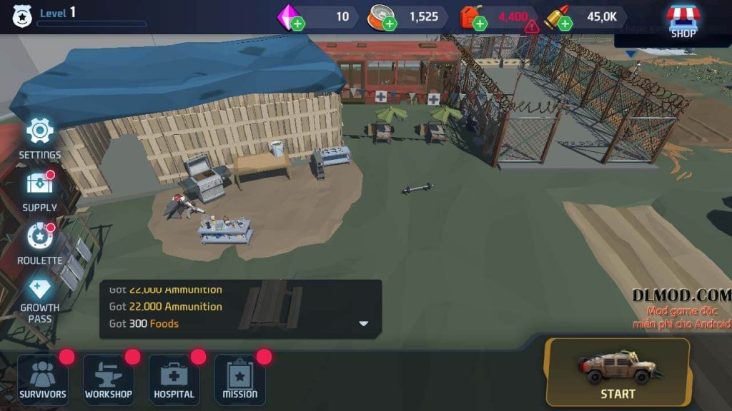Ground Zero mod tiền (money) – Game chống lại tận thế cho Android