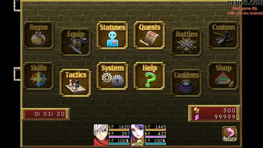 RPG Fairy Elements mod tiền (money) – Game nhập vai cổ tích cho Android