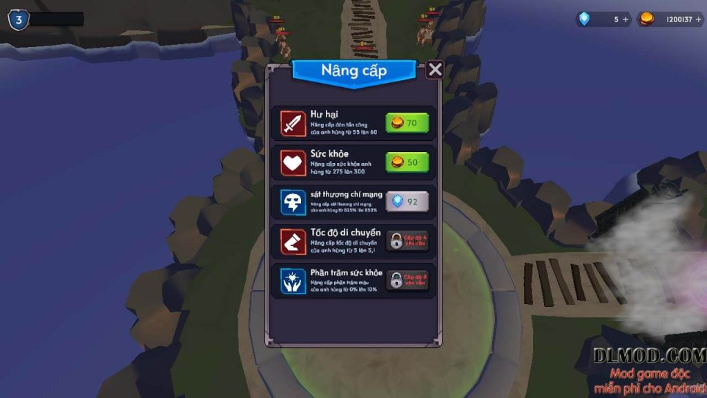 Immortal mod tiền (money) – Game Dark Slayer đẳng cấp Tiếng Việt cho Android