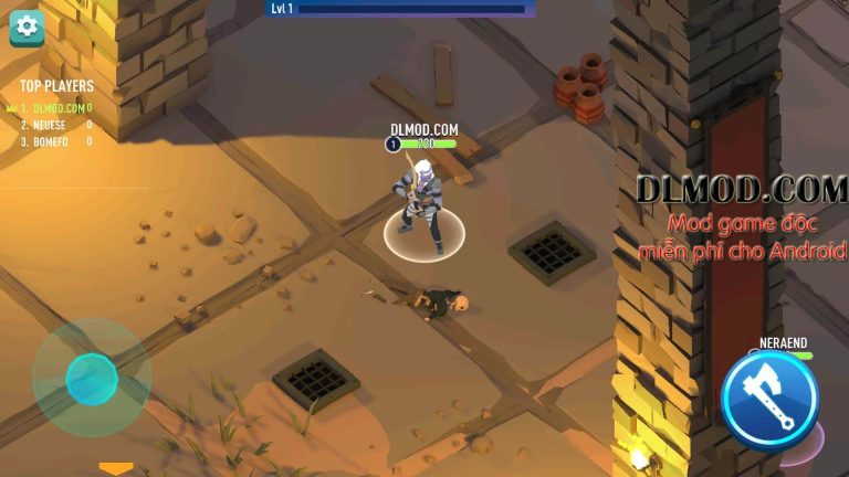 Royal Battleground IO mod tiền (money) – Game RPG sinh tồn cho Android